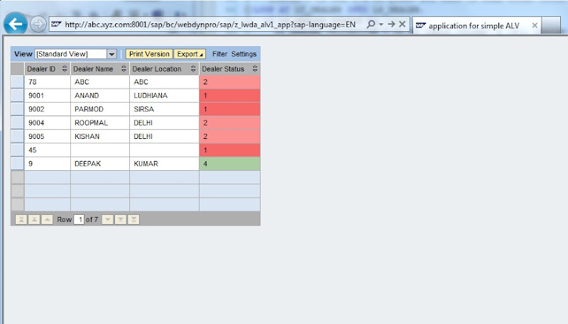 Web Dynpro ABAP: Changing the color of a cell in ALV