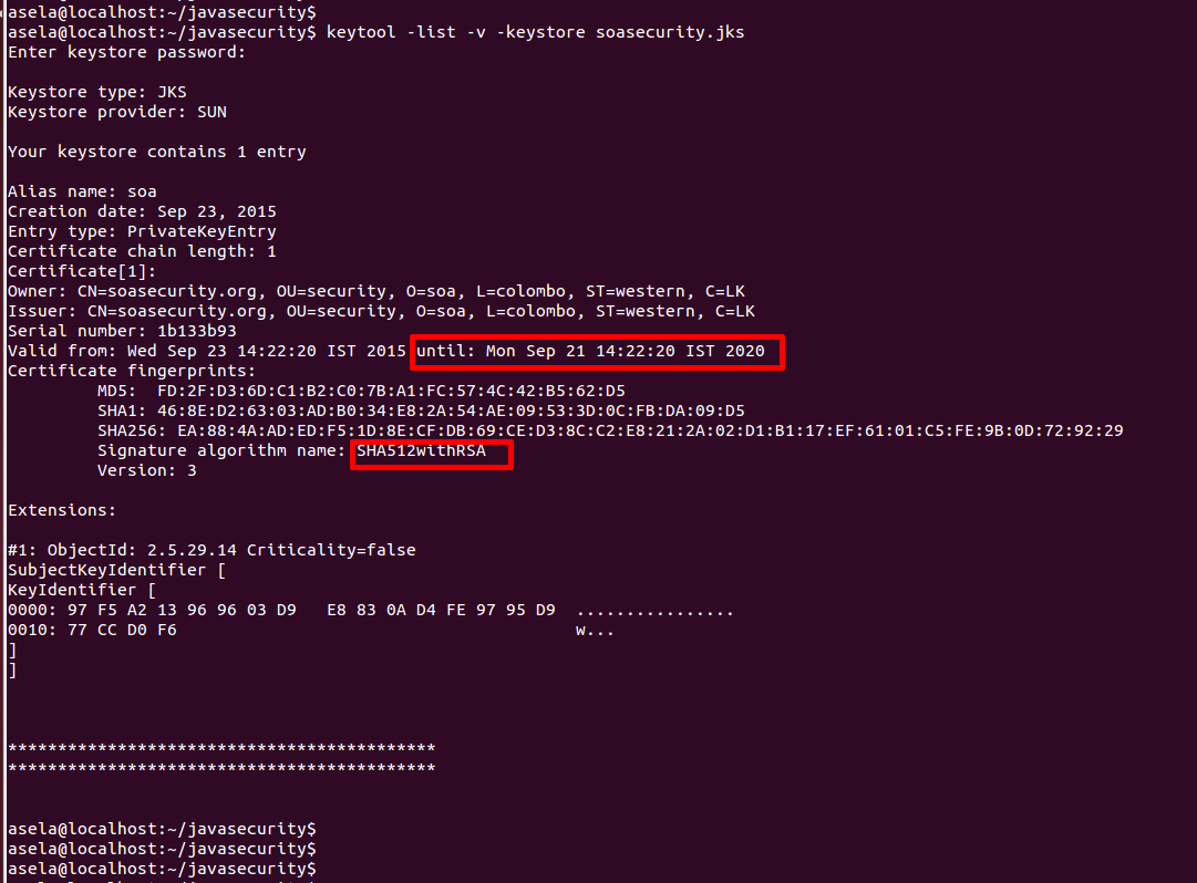 How To Create Self Signed Keystore Jks Java Security