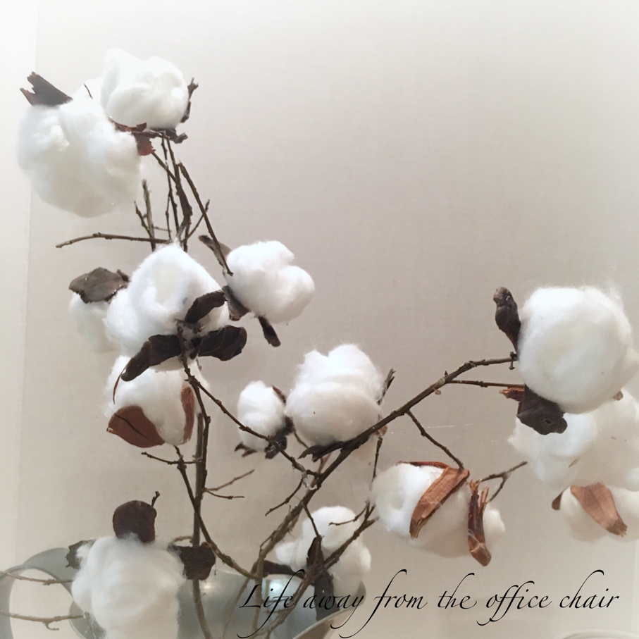 DIY Cotton Stems - Life Away From The Office Chair