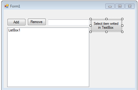 Select Item In Listbox Writes In Textbox Visual Basic 2010