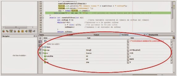 Programación Java El Debugger De Netbeans