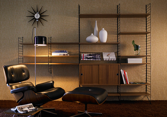 Die-Wohngalerie: String Regale - vergessene Designklassiker