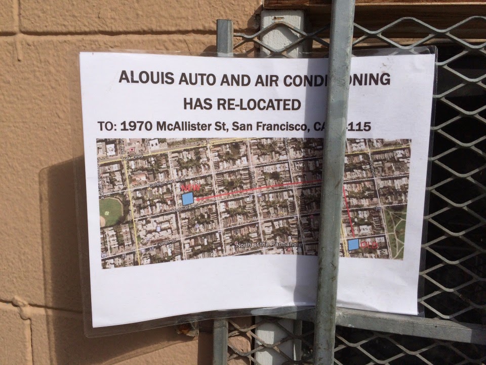 Alouis Auto Radiator Relocates From Divisadero To McAllister