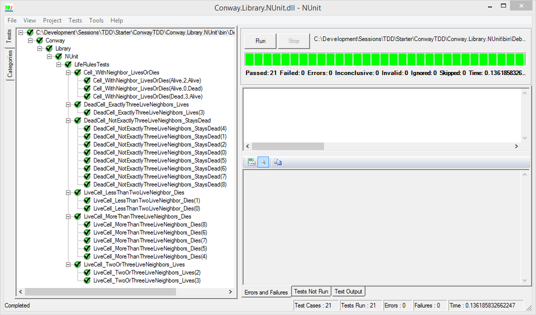 Using Nunit Progress Test Studio