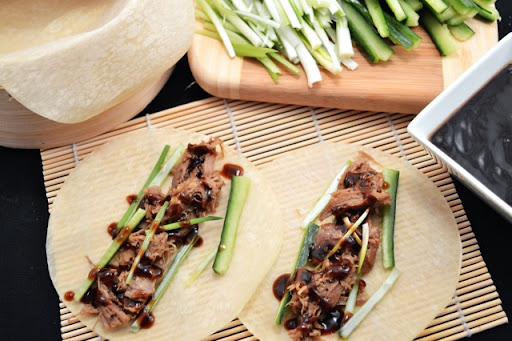 Mrs Ellwood's Simple Life: Hoisin Shredded Lamb Pancakes