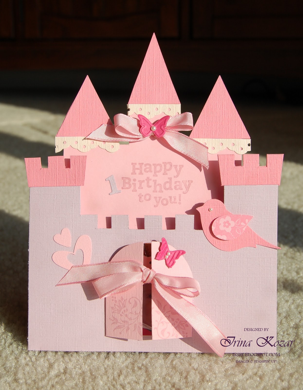 Stampin' with Irina: Castle Birthday Card