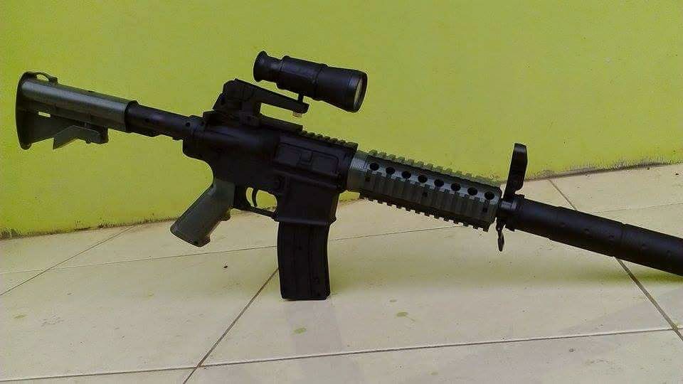 MODEL SENAPAN ANGIN: Jual sirsoft gun spring m4 army