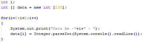 Array Pada Java Rodeblog Coding Galau