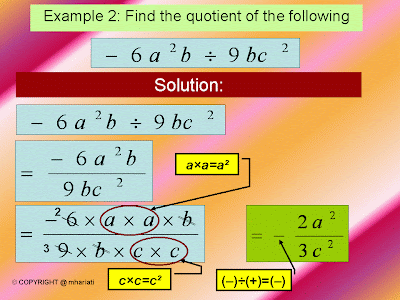 TIP BELAJAR MATEMATIK (TIPS FOR LEARNING MATHEMATICS): QUOTIENT OF TWO ...