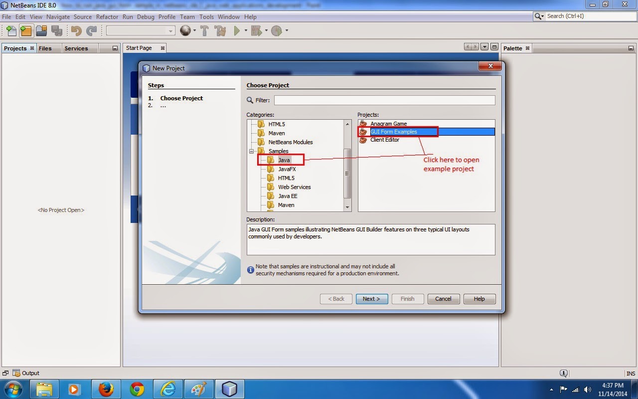 How To Customized And Run Java Gui Form Example Desktop Application