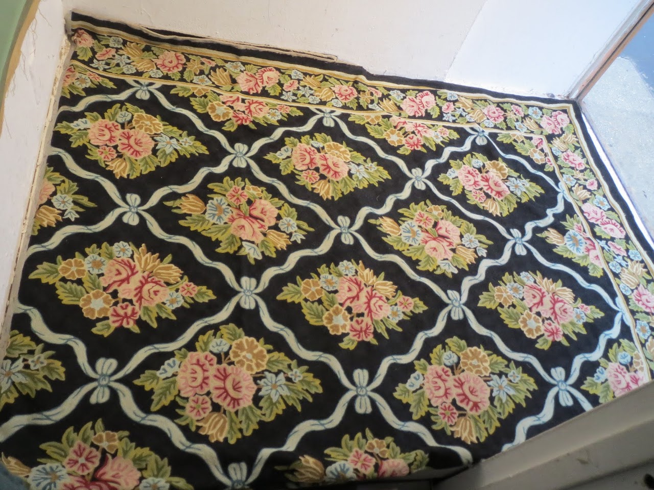 Floral Crewel Rug
