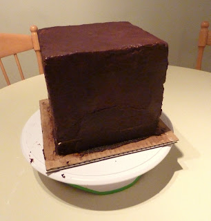 Creative Crumbs Nashville: Rubik's Cube Birthday Cake