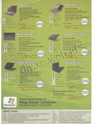 Aneka Brosur: Brosur Laptop C'Cube