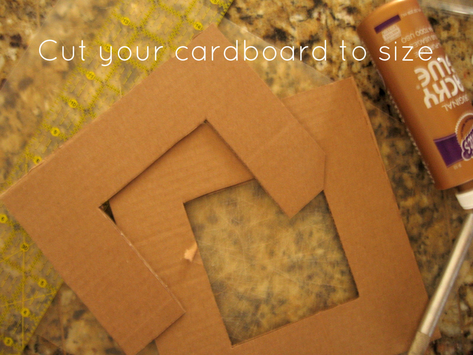 Pickup Some Creativity: Cardboard Wreath Form Tutorial (+Moss)