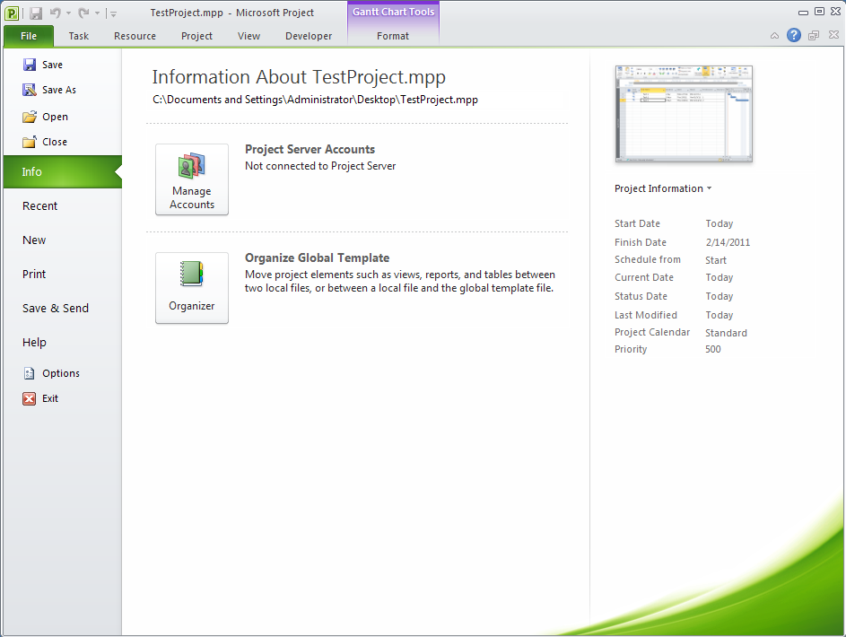C. Gerard Gallant: Migrating Projects from Project 2010 to Project Server 2010