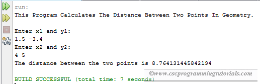 Geometry Distance Of Two Points Calculator Computer Science