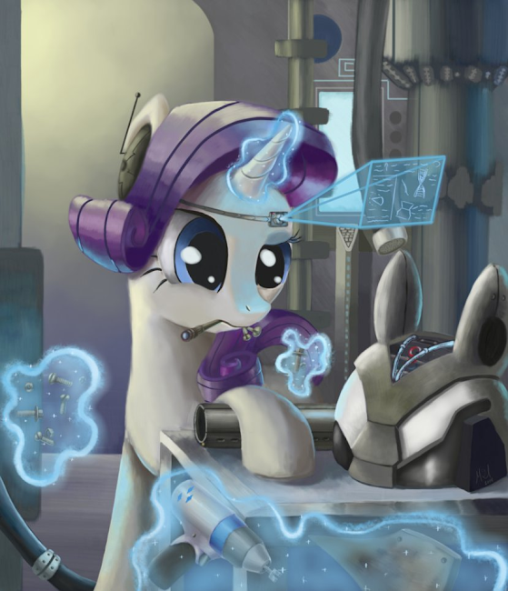 Equestria Daily - MLP Stuff!: Drawfriend Stuff #1339 - Rarity Engineer ...
