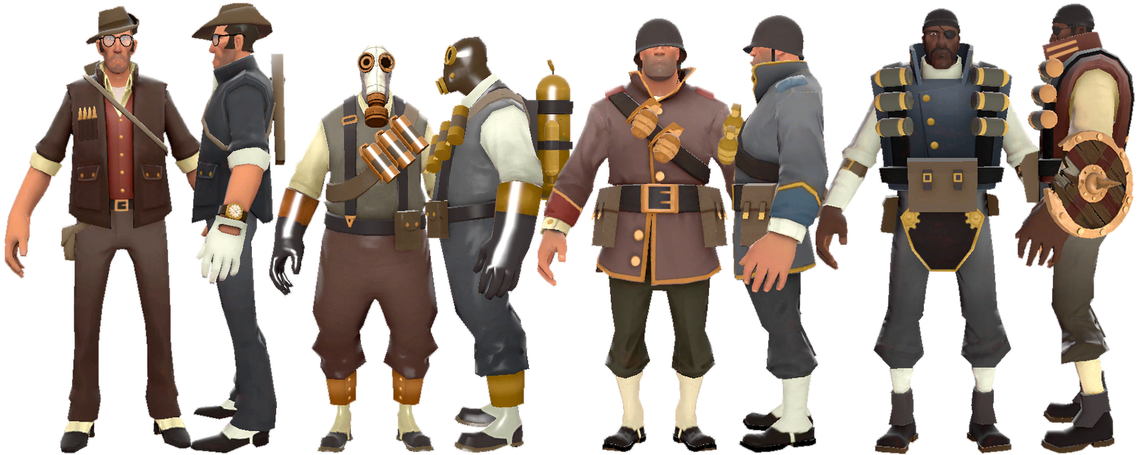 Blaholtzen's TF2 Stuff: The Steampunk Pack