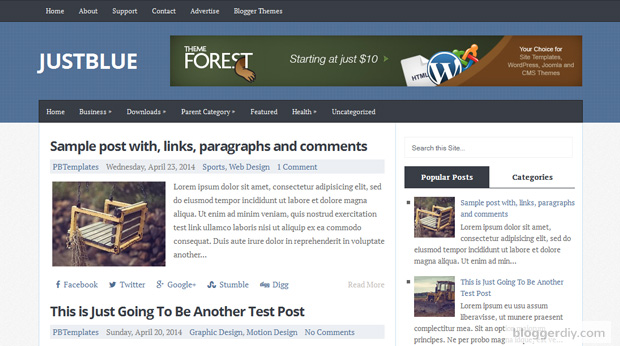 60+ Free Responsive Blogger Templates