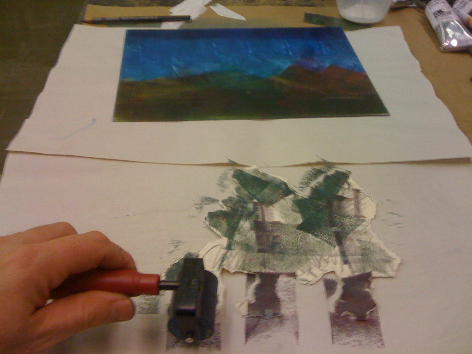 Monotype Printmaking Monotype Printmaking And Collage