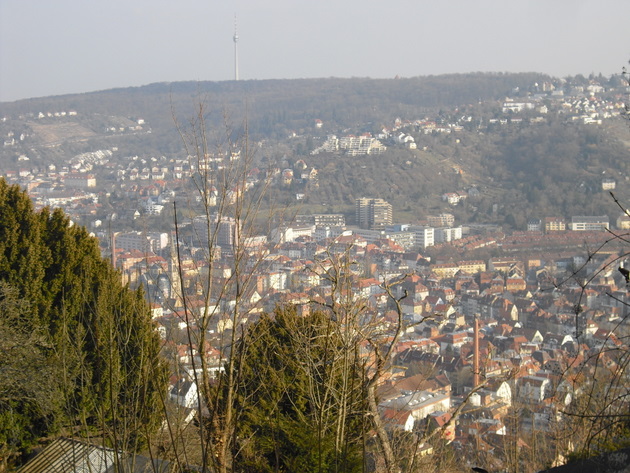 Wege in der Region Stuttgart: Der Aussichtspunkt Hasenberg zwischen ...