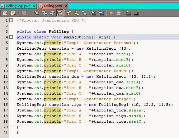 Contoh Program Overloading Dan Overriding Pada Java Catasl