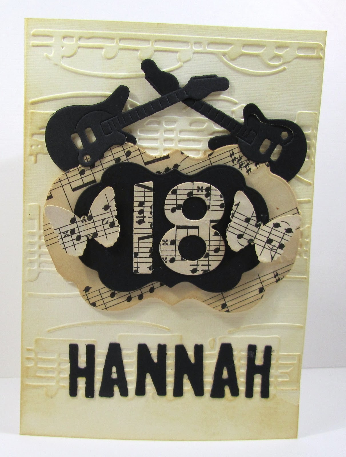 A Day in the Life of a Craft Fairy...: Card Idea :: Rock Chick 18th ...