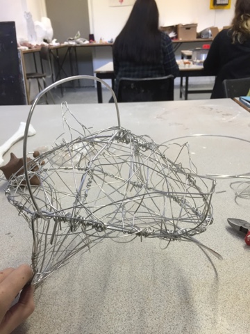 Ew, Ya nasteh: Surreal clay sculpture into mod rock sculpture