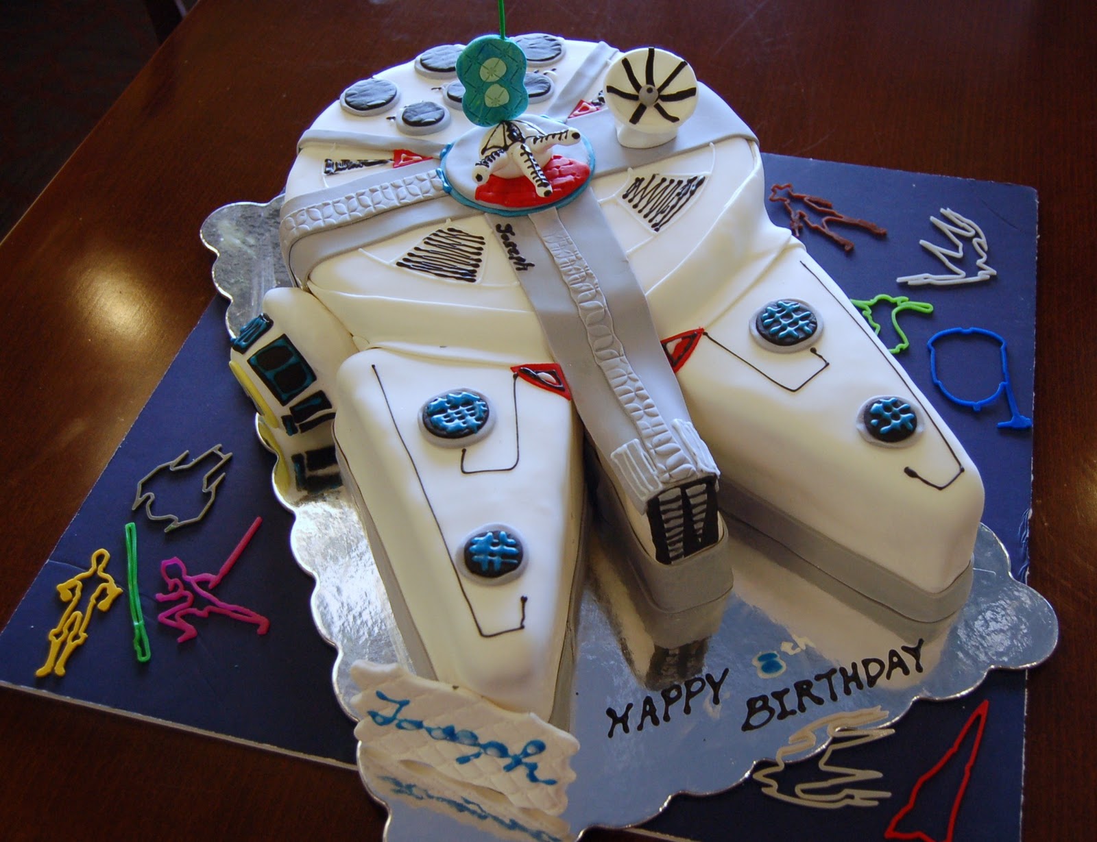 Spaceship In Space Cake