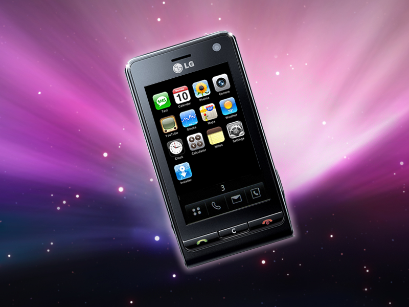 new branded cell: LG KU990 Viewty wallpapers