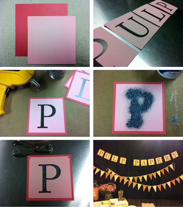 Pulp Papery: DIY: Paper Banner