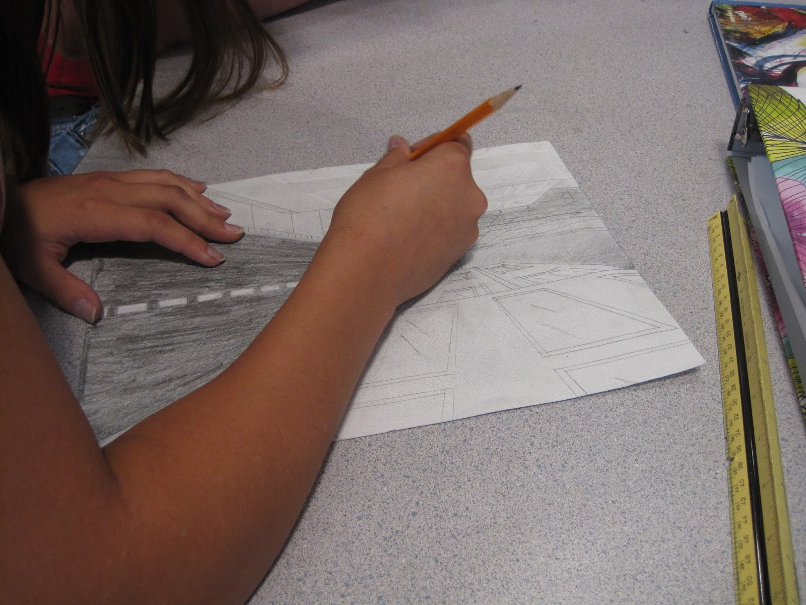 Tales From The Art Room Studio 2d One Point Perspective