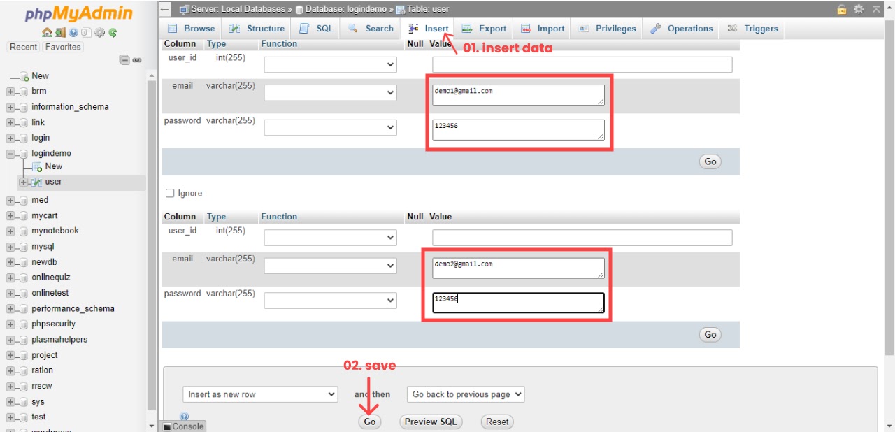 Simple Login System Design Using Php And Mysql Database Rustcode