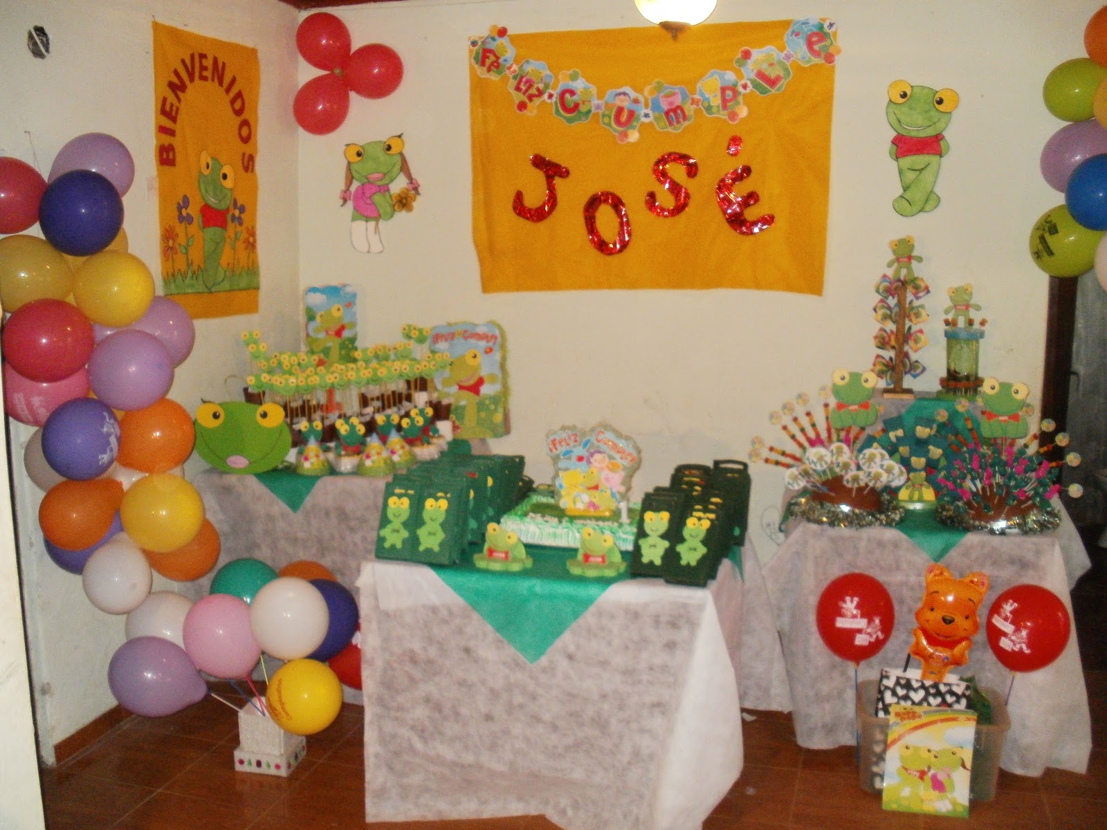 O C Cotillón Artesanal Cumple De José Fiesta Temática Sapo Pepe