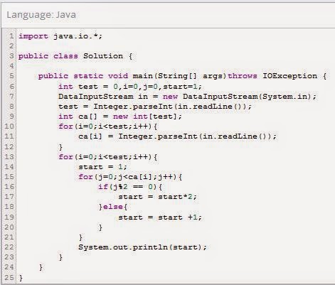 Maratha Programmer Utopian Tree Program In Java
