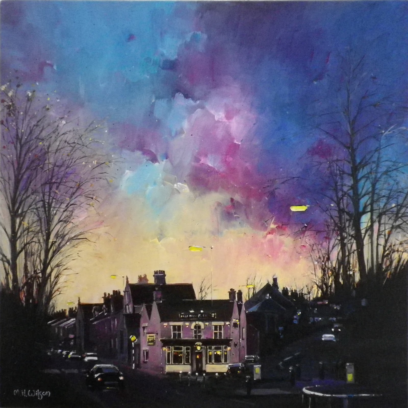 MARK H WILSON: A Sheffield Painting for Charity and my Magic Brush