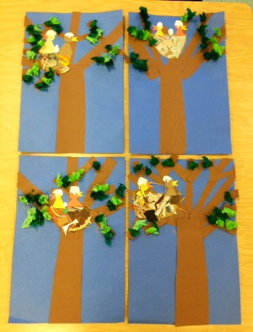 Art with Mr. Giannetto: 1st Grade: Spring Collage