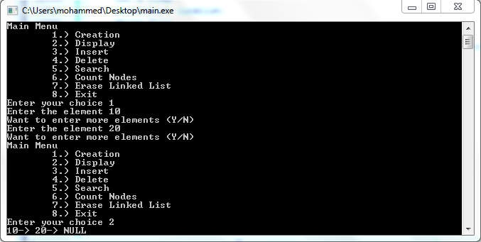 Programmers Area C Program To Implement Singly Linked List
