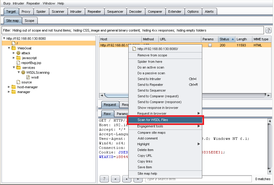 WSDL Wizard: Burp Suite Plugin for Detecting and Discovering WSDL Files ...