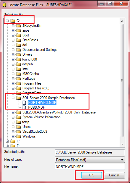 Install Northwind Pubs Sample Database Sql Server 2008 Asp Net C Net