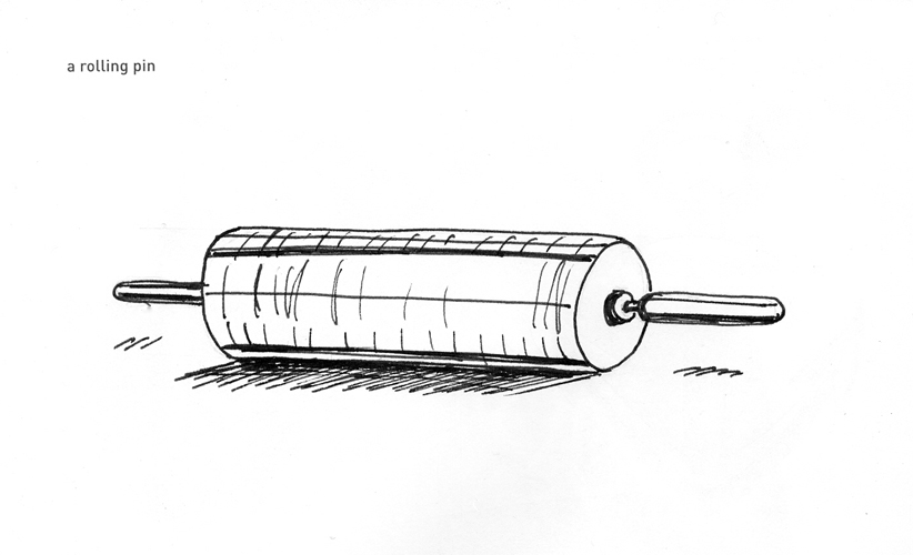 Ana S Strictly Sketchbook 642 Things To Draw 1 A Rolling Pin