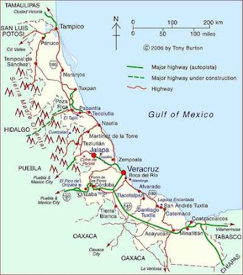 Mapa De Veracruz Político Región Mapa Político Ciudad Región