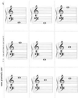 In Harmony Note Flashcards