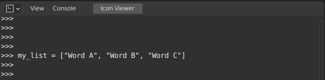 Darkfall Blender Python Tutorial Lists Create Append And Remove