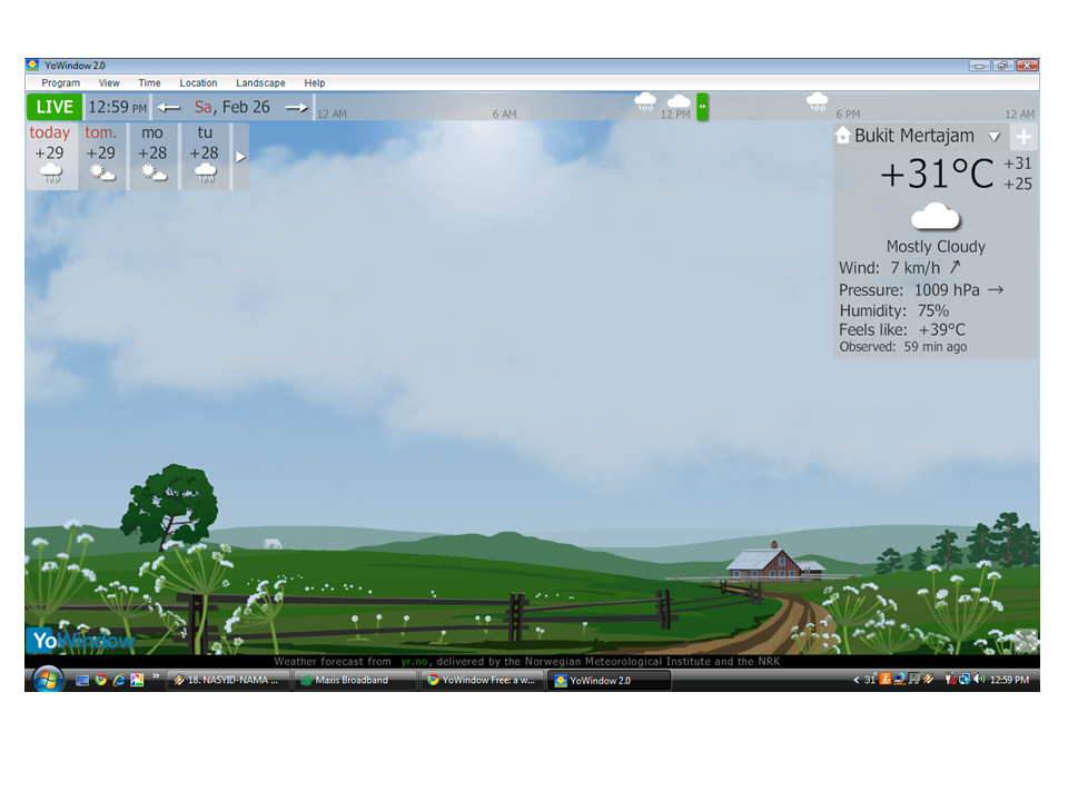 ScreenSaver YoWindow