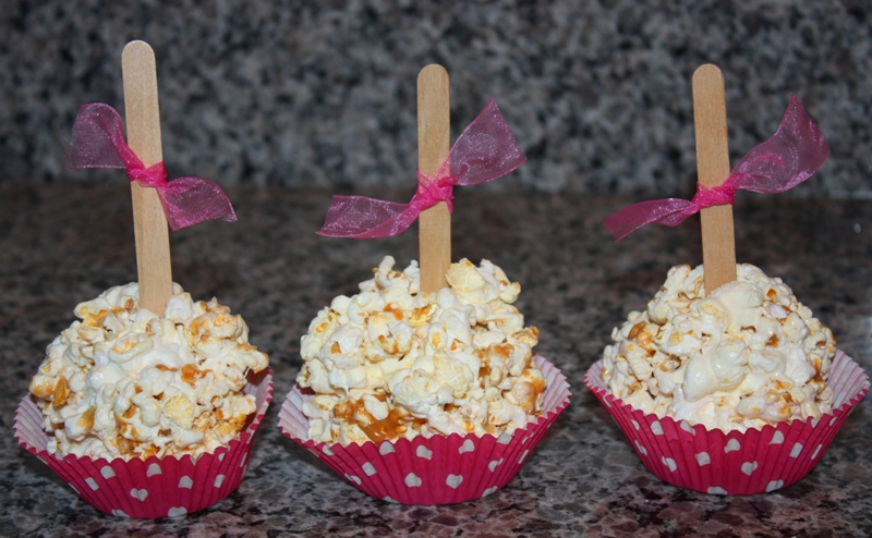 Christy Robbins: On-A-Stick: (Light) Popcorn Balls On-A-Stick