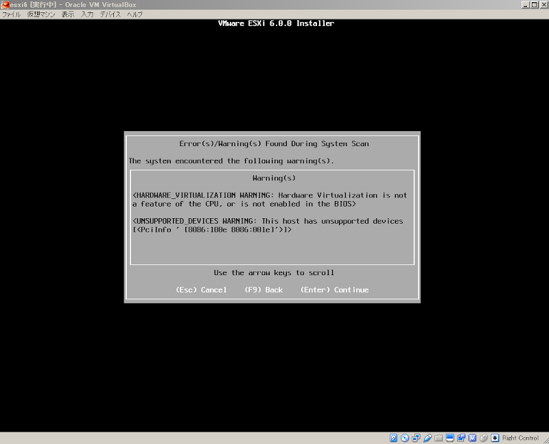 hawksnowlog: Windows 上の VirtualBox を使って ESXi 環境を構築してみた