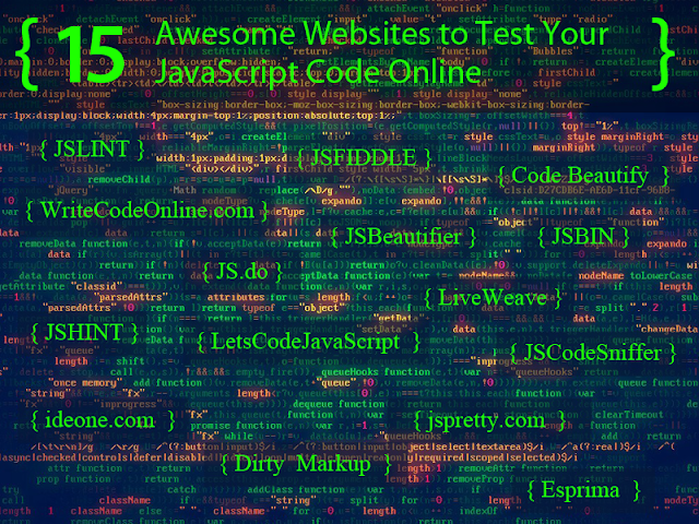 15 Awesome Websites To Test Your Javascript Code Online Updated 2021