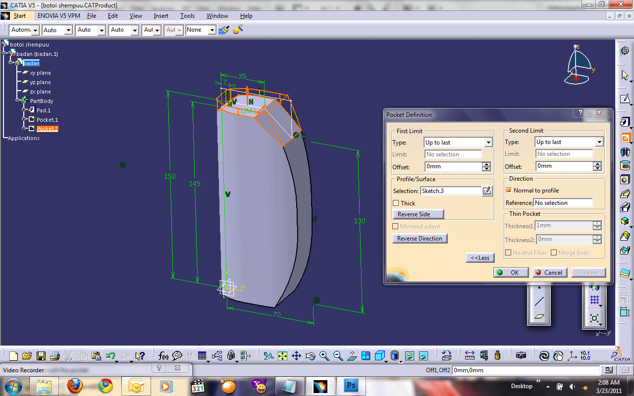 Unique Shaped Bottle in CATIA V5 - CATIA V5 Tutorial