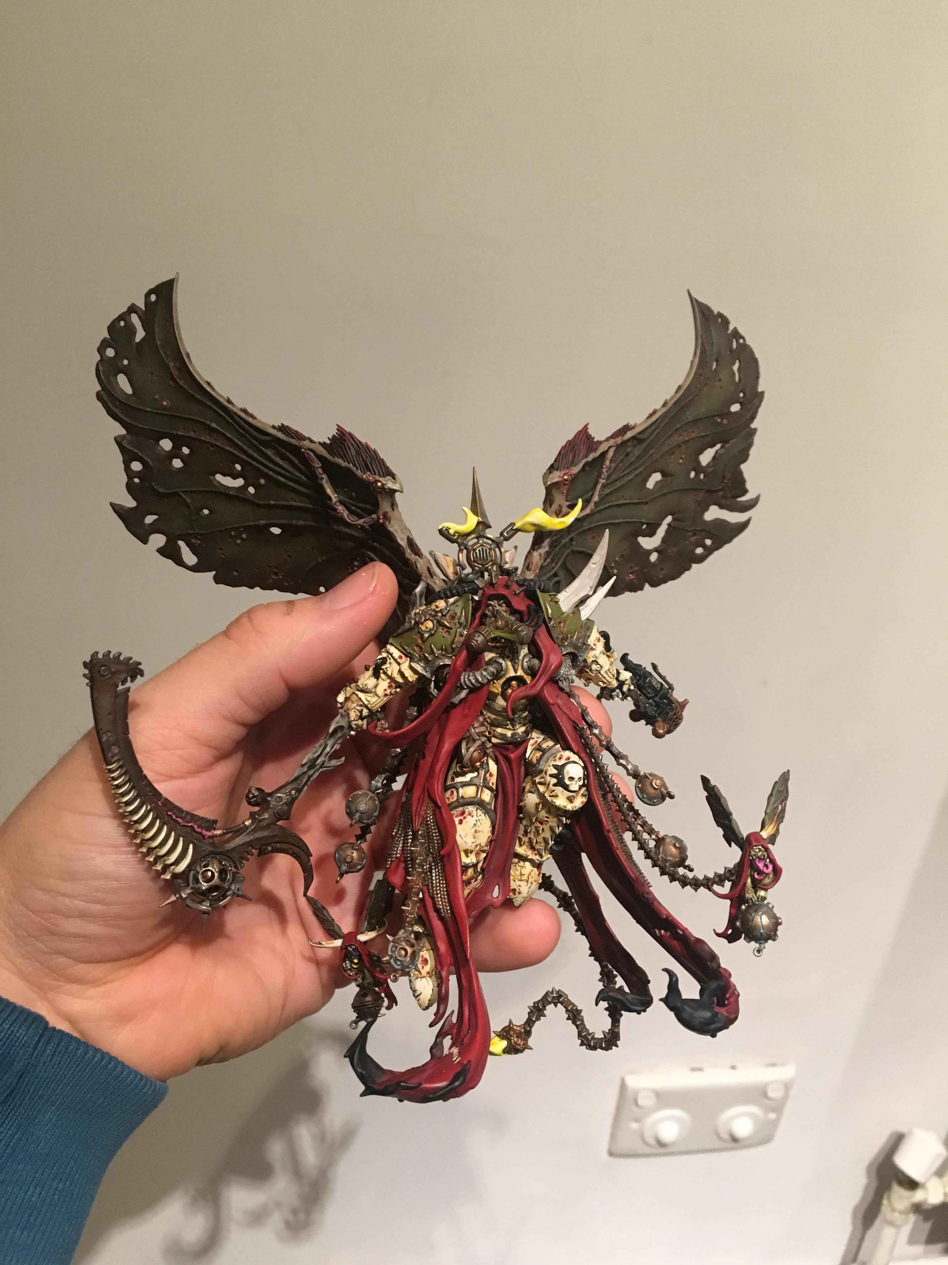 Battle Bunnies: Daemon Primarch Mortarion Progress 31/01/2019